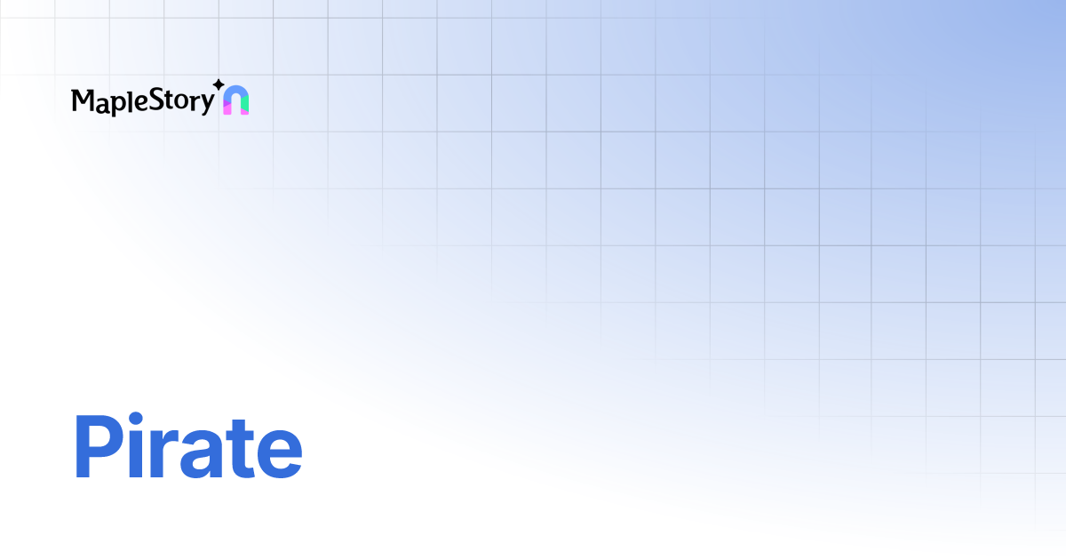 Pirate | MapleStory N