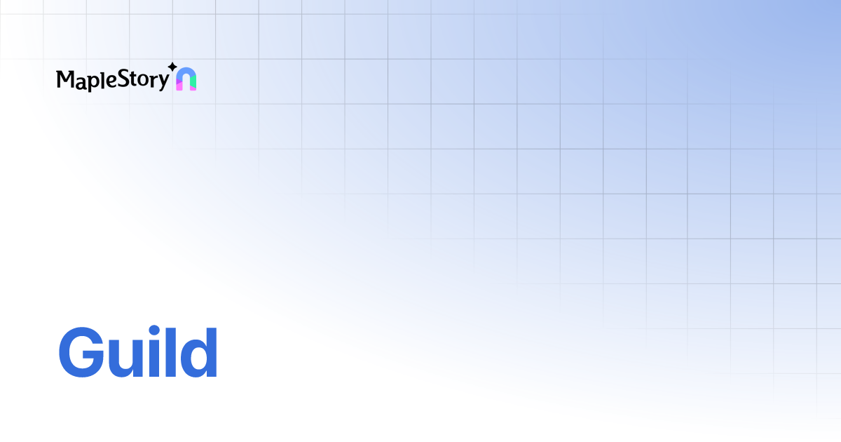 Guild | MapleStory N