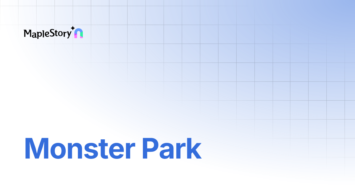 Monster Park | MapleStory N