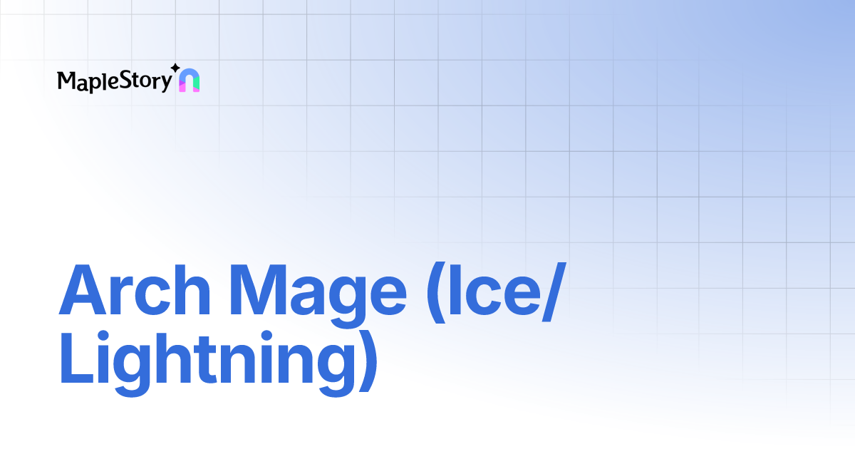 Arch Mage (Ice/Lightning) | MapleStory N